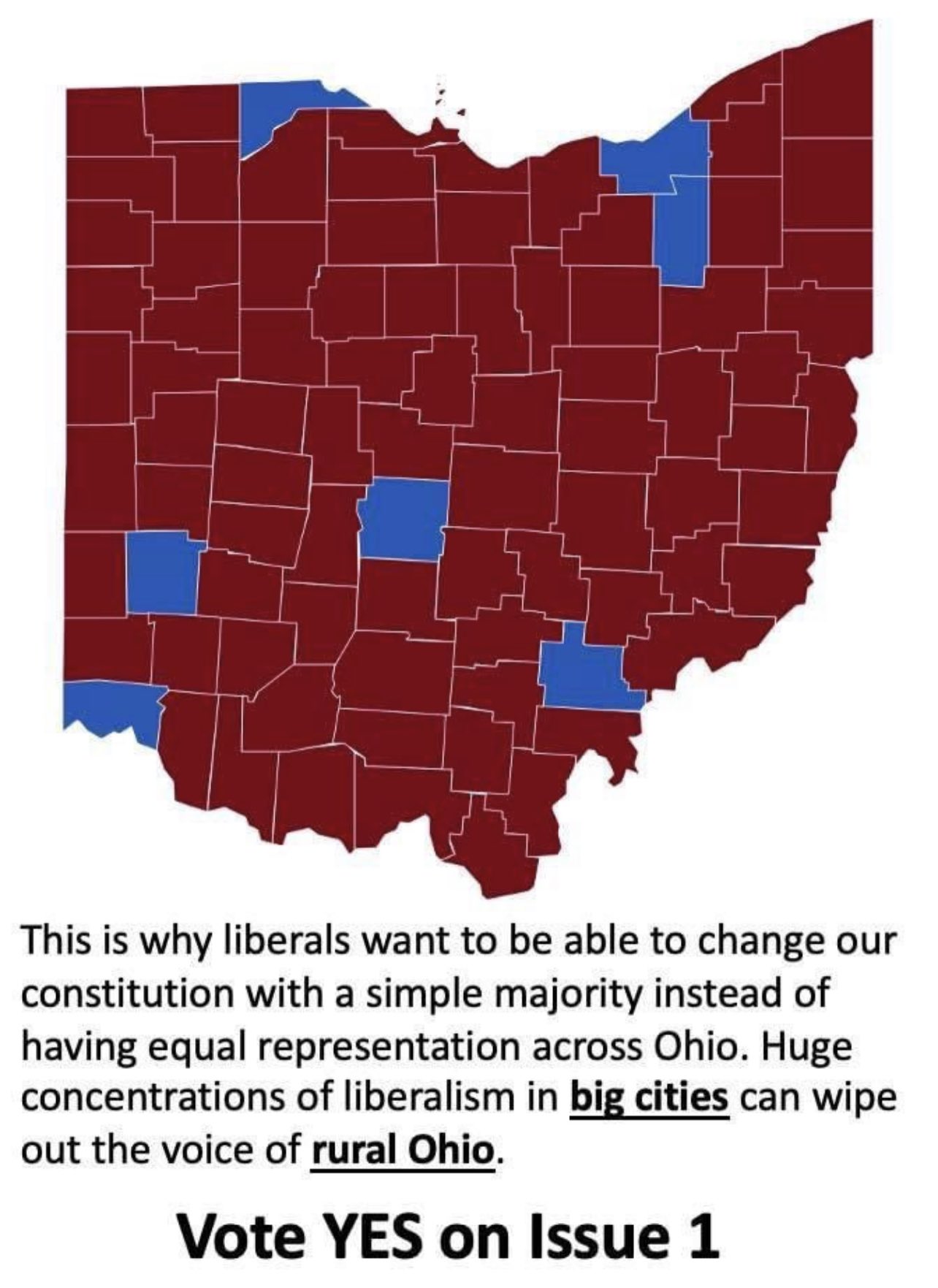 Simple Map Of Ohio