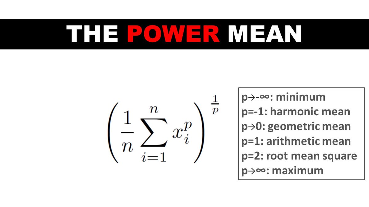 TEN types of statistical averages THREE simple frameworks for thinking ...