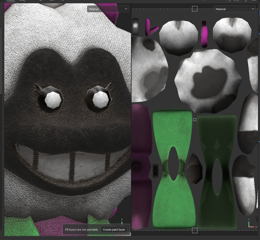Puppets I textured for PWP, a tiny bit of the work I did on the game # ...
