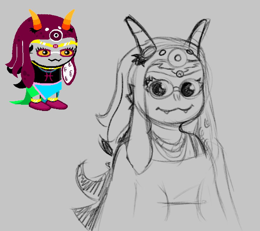 Homestuck Feferi Sprite Pin Page