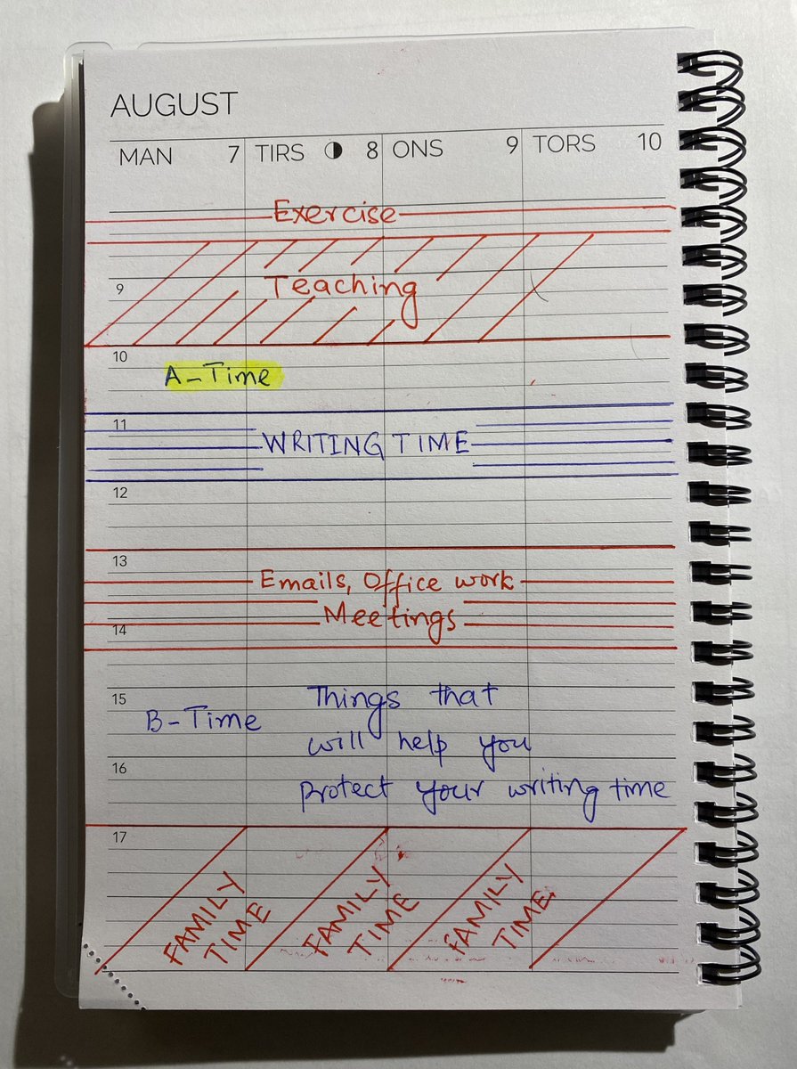 Finding out time for writing is always a challenge because academics ...