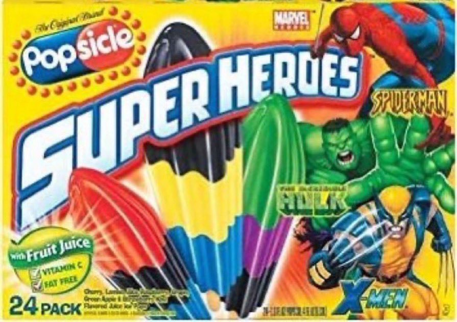 Popsicle Marvel Super Heroes