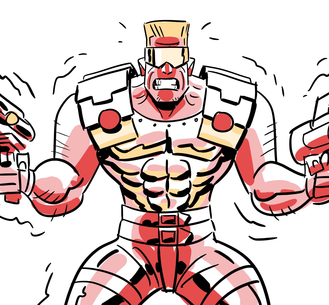 「Ersatz 90s anti-heroes (TOO TOUGH FOR TV」|Dan Schkadeのイラスト