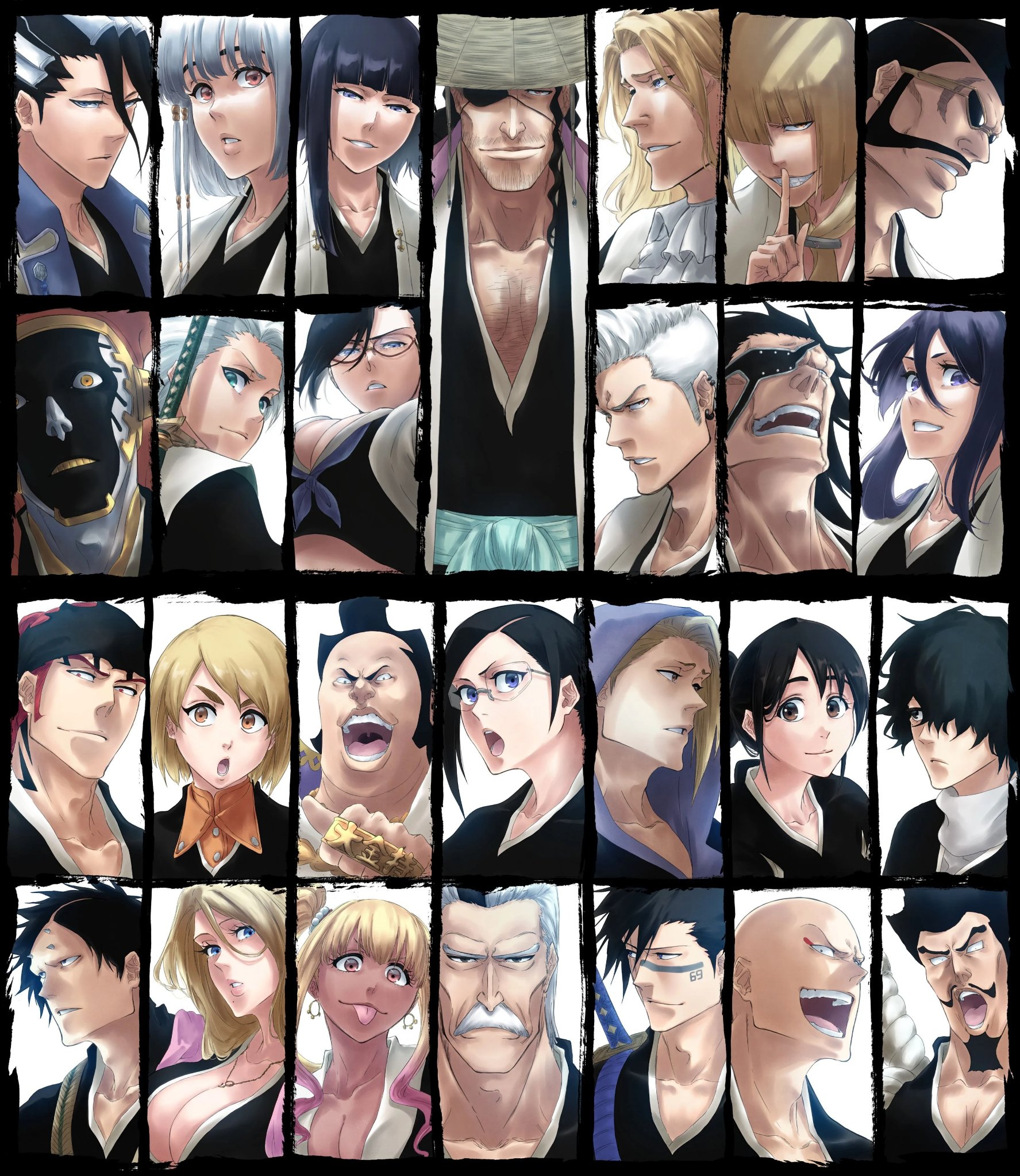 Bleach Captains And Their Lieutenants