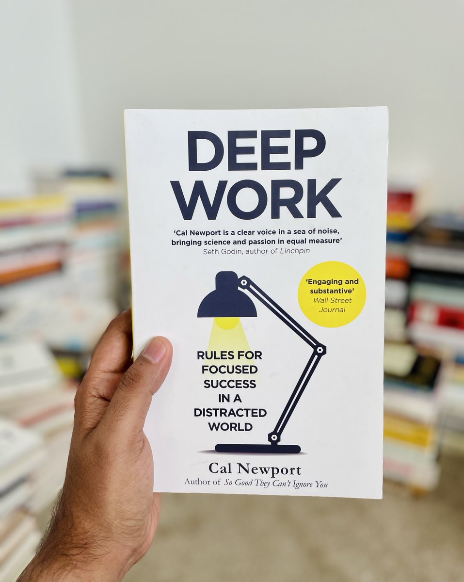 “Deep Work by Cal Newport” An extremely well-written book which will ...