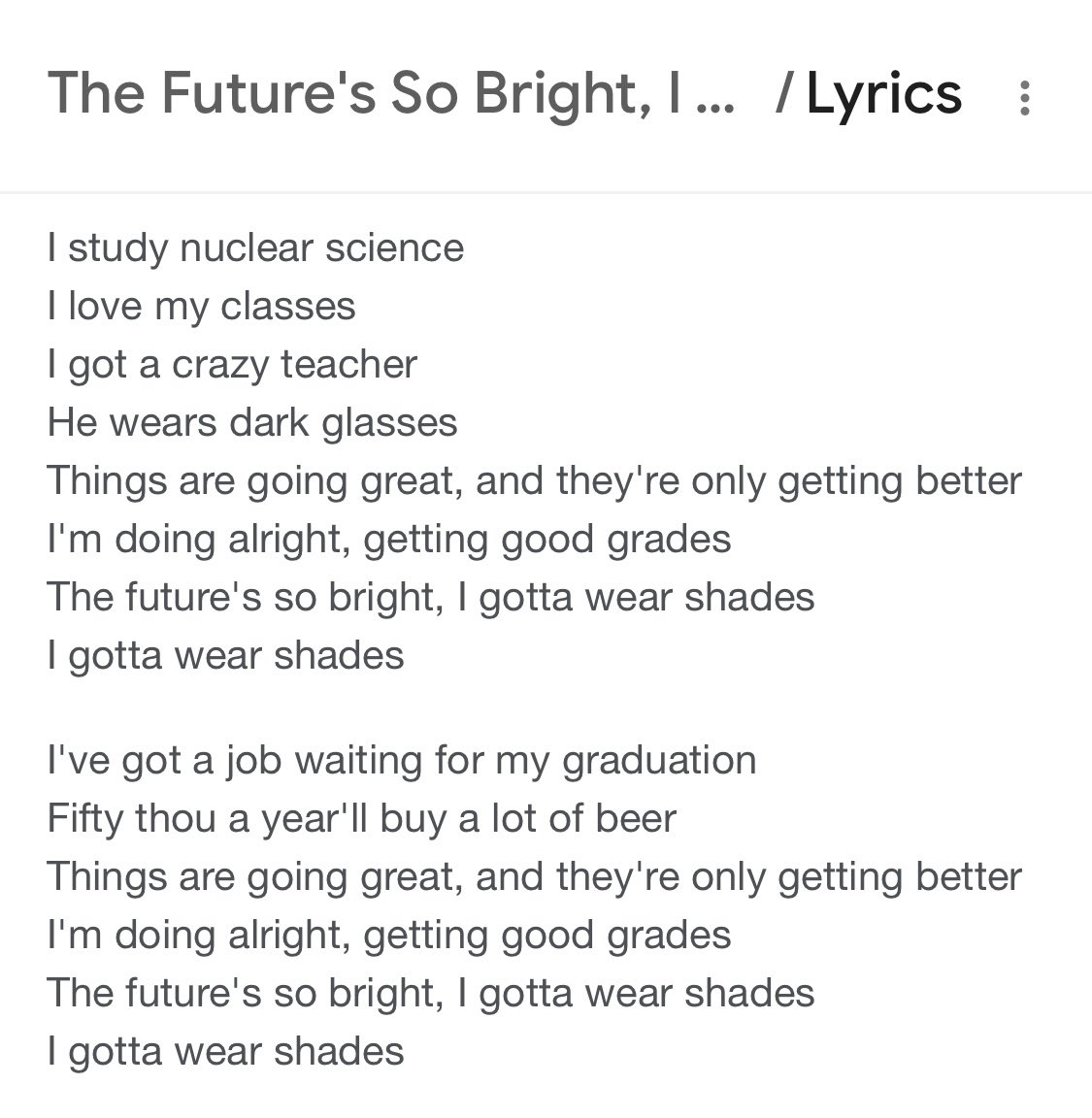 I Won Future Lyrics