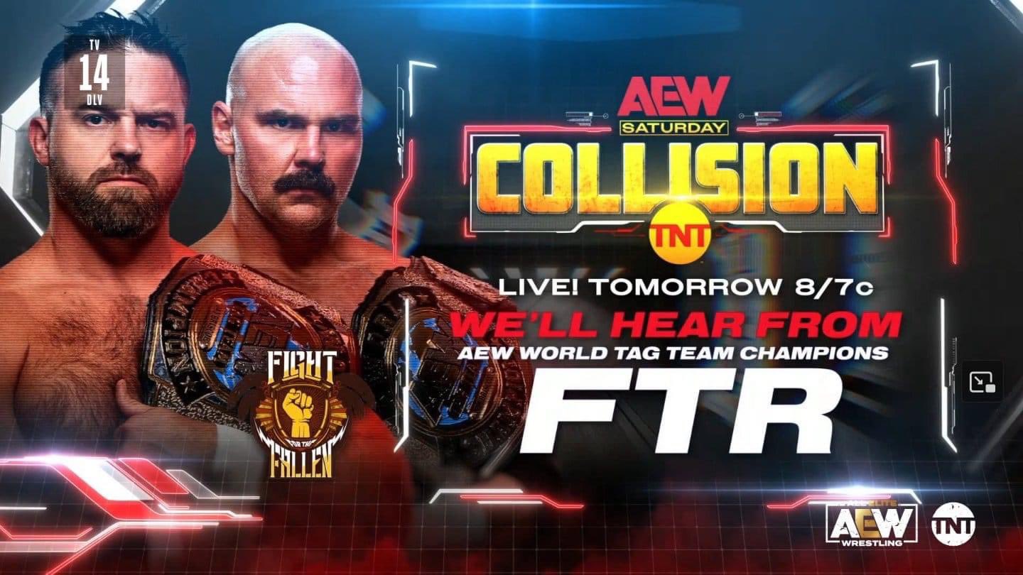 AEW Announces Update On FTR Vs. Young Bucks All In Match After Cash Wheeler Arrest - WrestleTalk