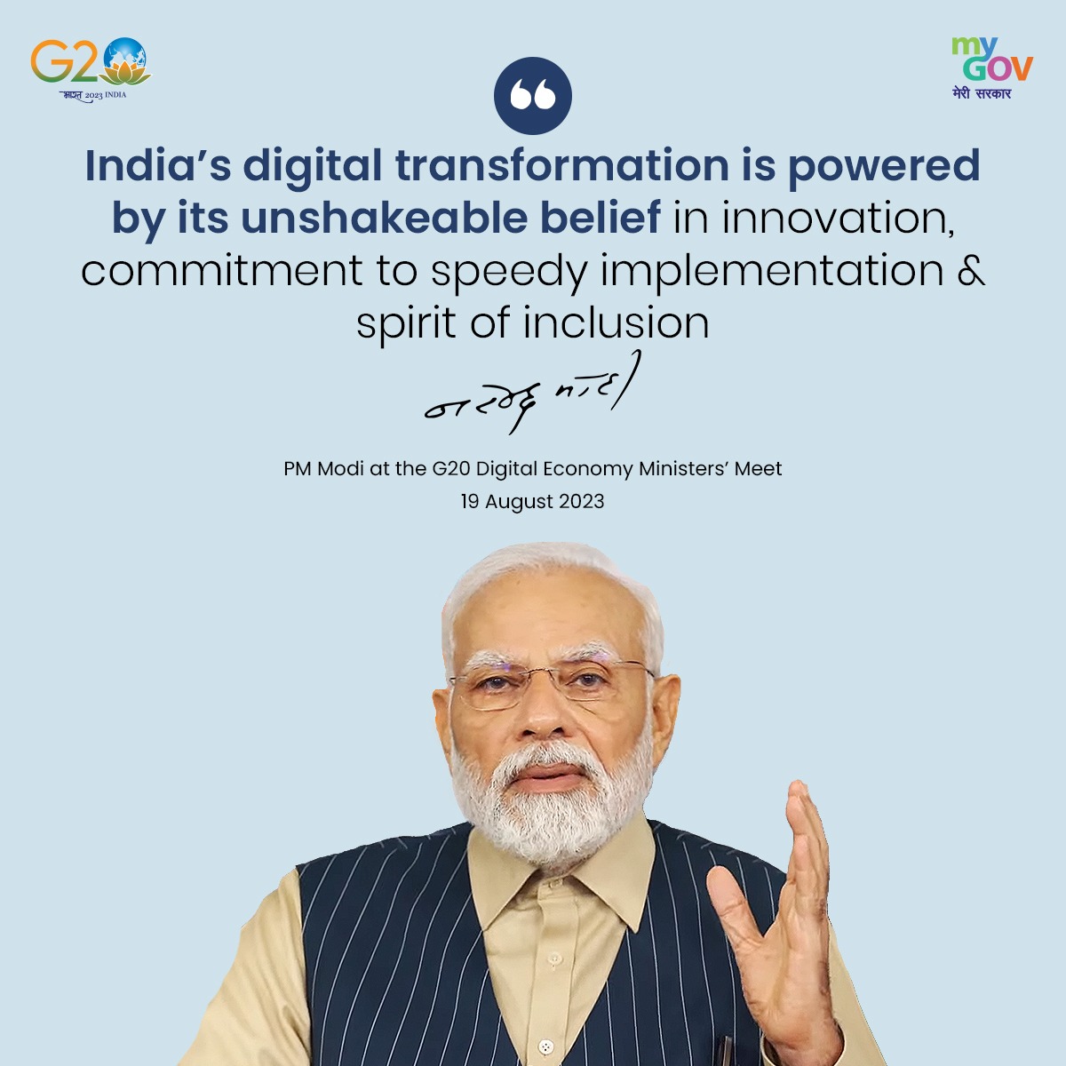 Here are the highlights from PM @narendramodi's address at the G20 ...