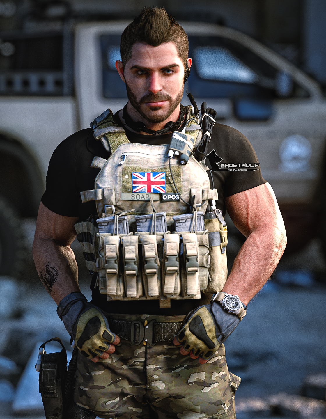 Call Of Duty Mw2 Soap Costume