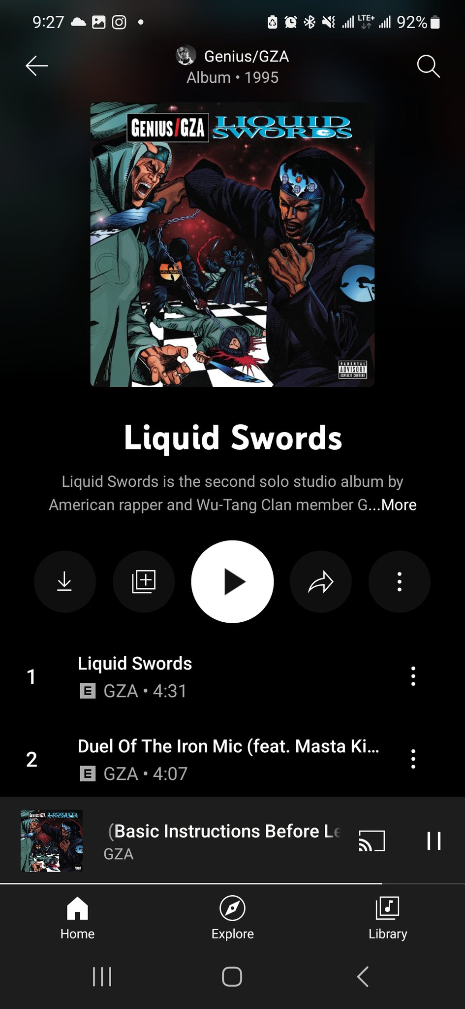 Gza Albums