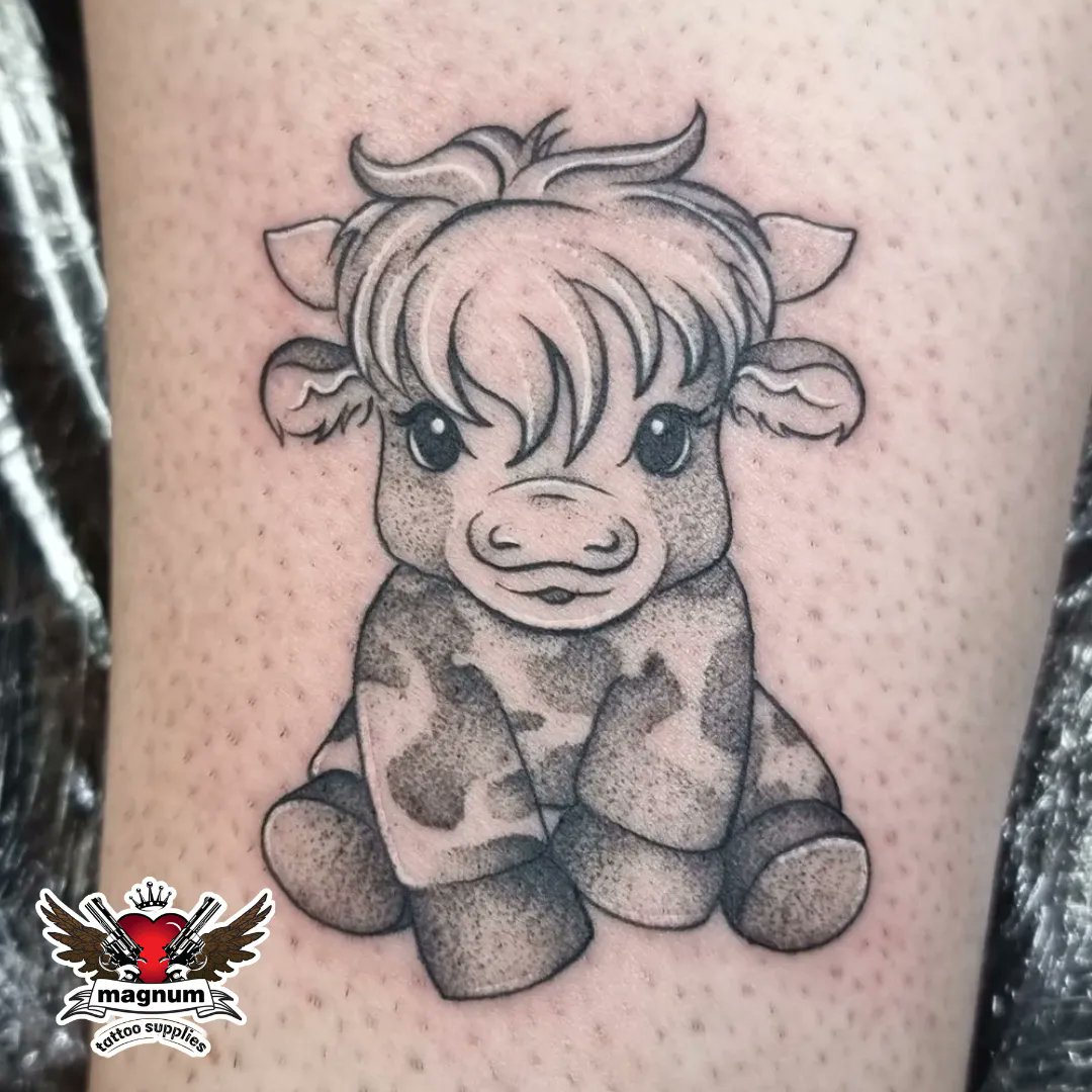 Mini Cow Tattoos Magnum Tattoo Supplies On X: "Loving This Adorable