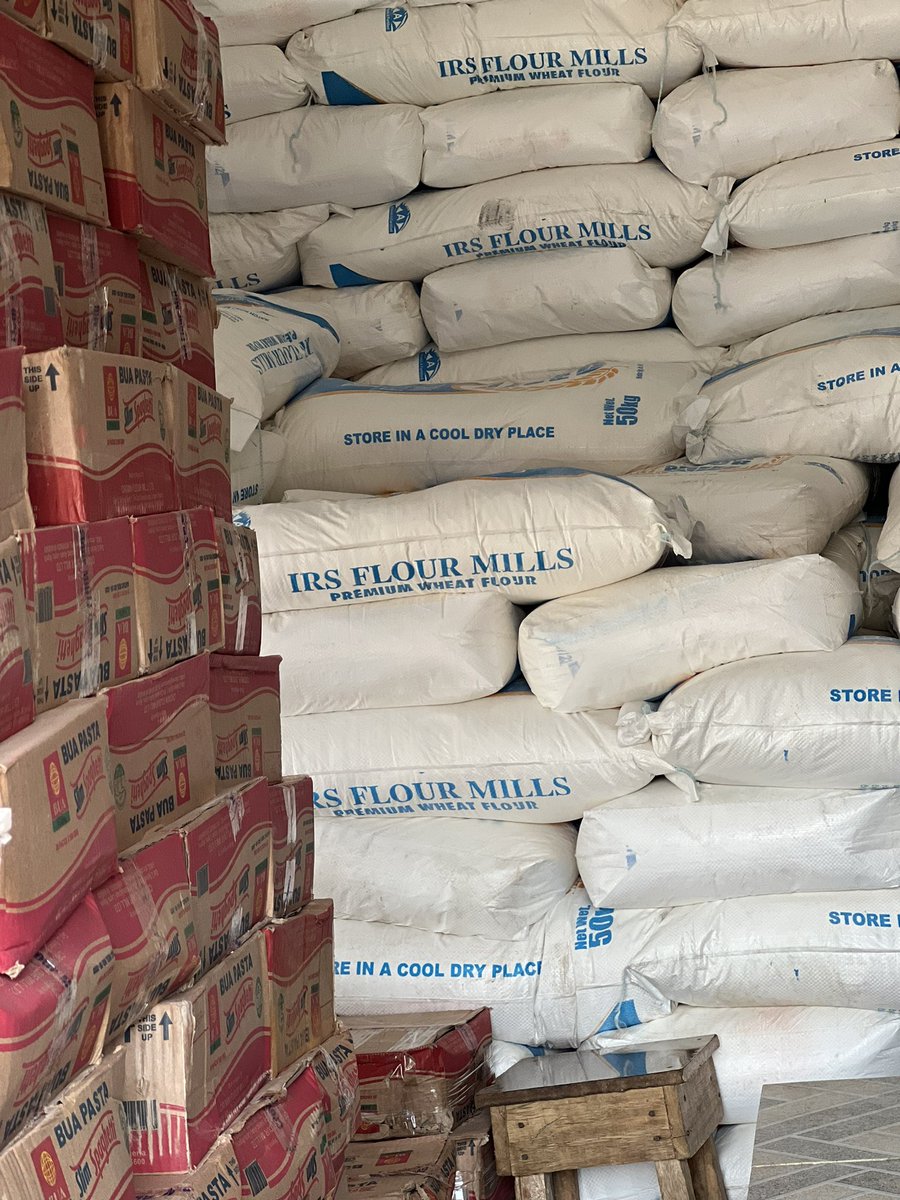 I sell flour, sugar, macaroni, spaghetti, salt and rice in singa market ...