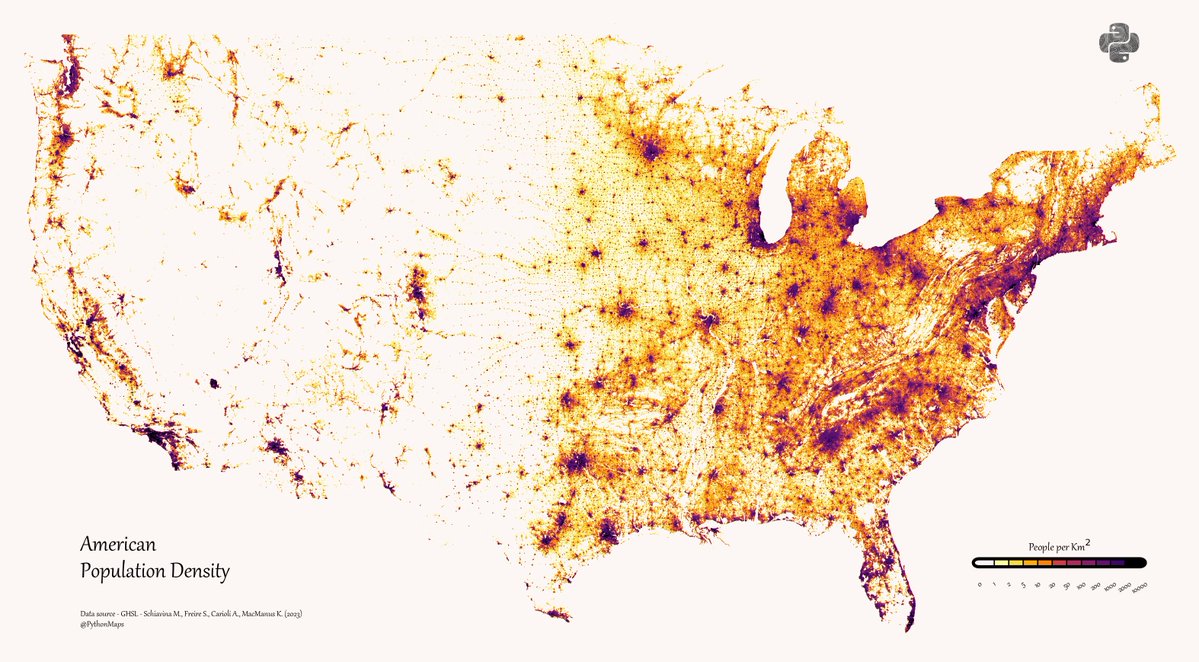 3D population density maps of Europe, South and East Asia, and Mexico ...