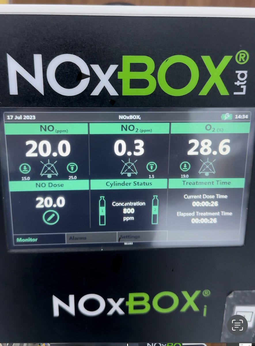 دائما تسمع مو كل RT عنده خبرة في Inhaled nitric oxide therapy؟ ثريد عن ...