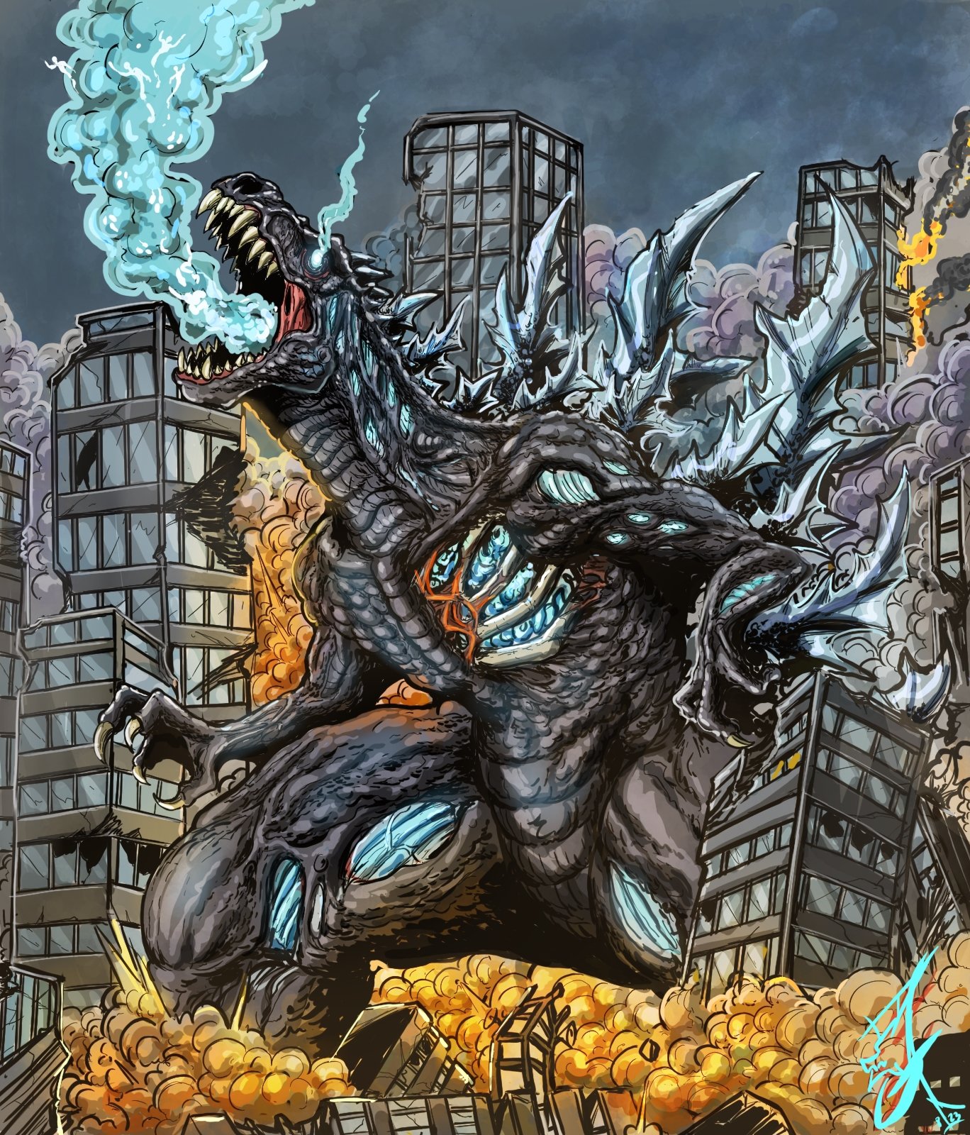 Godzilla Vs Ghost Godzilla