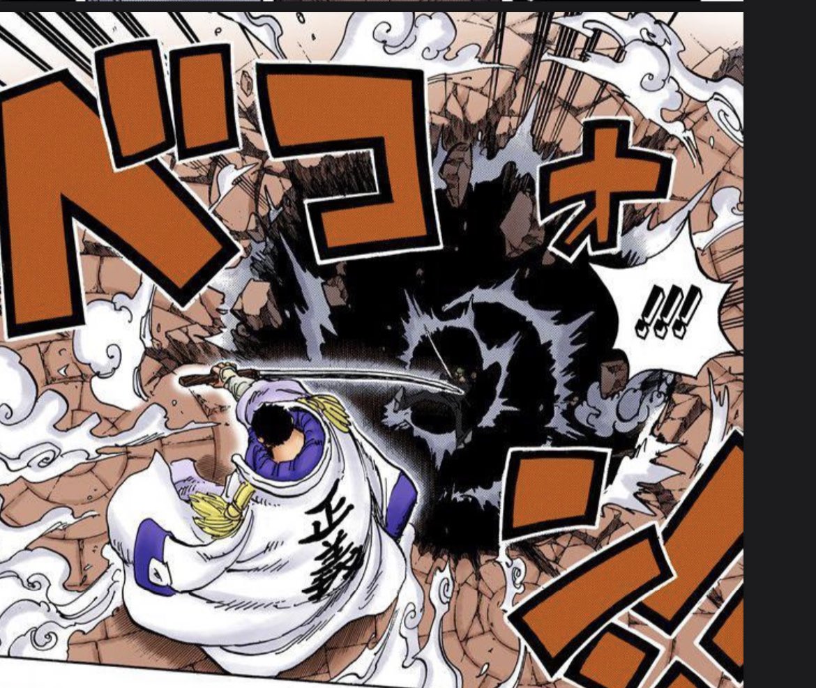 Fujitora One Piece Colored
