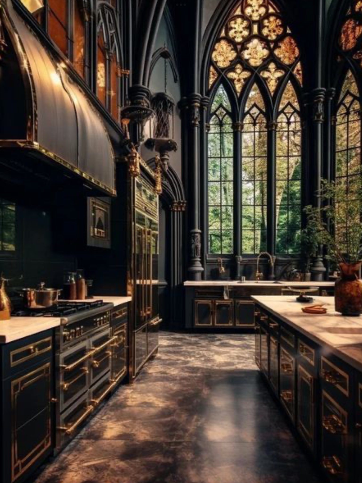 Victorian Gothic Kitchen