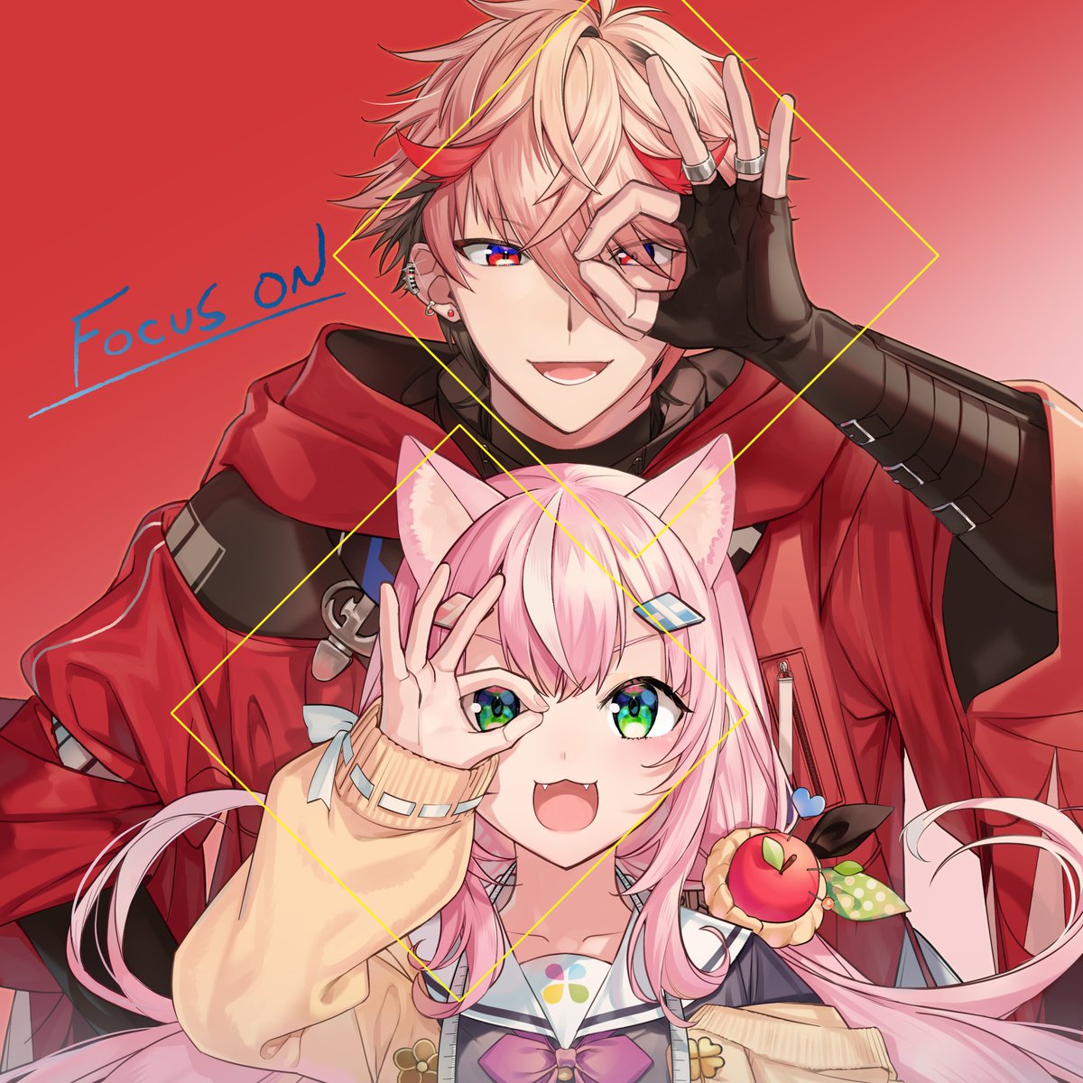 「FOCUS ON発売おめでとう! #SeraPic #Nari_Art」|パイナップル🍍のイラスト