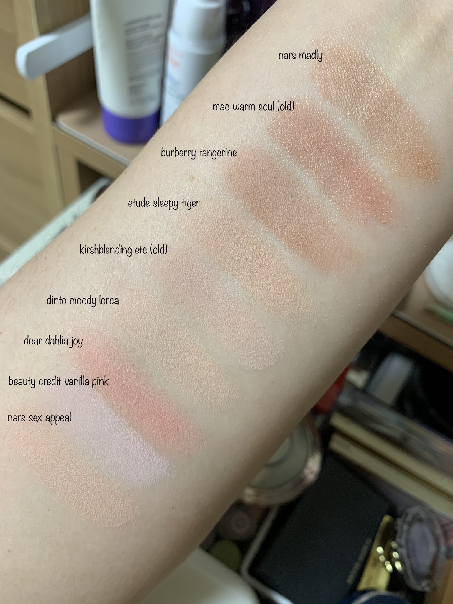 Nars Madly Vs Mac Warm Soul