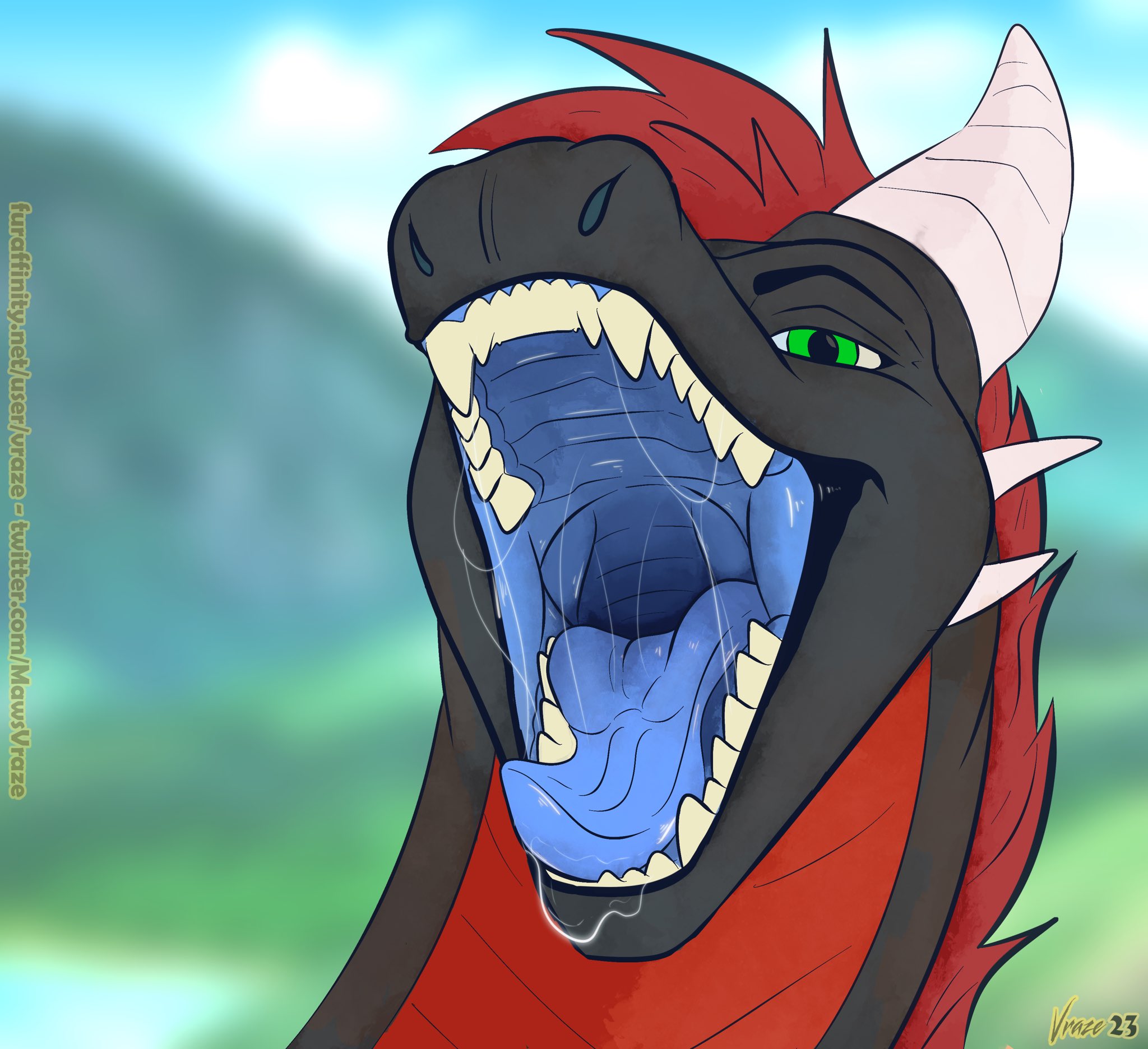 Vorelord Dragon ArtStation Portal Away