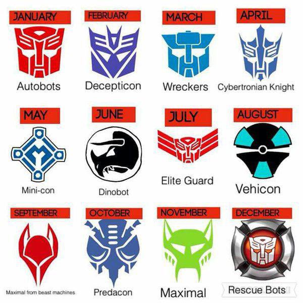 Transformers Cybertronian Symbols