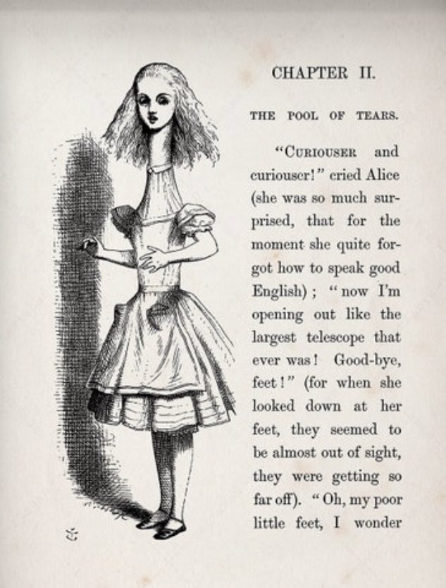 🧵 I finally read Alice in Wonderland/Through the Looking Glass from ...
