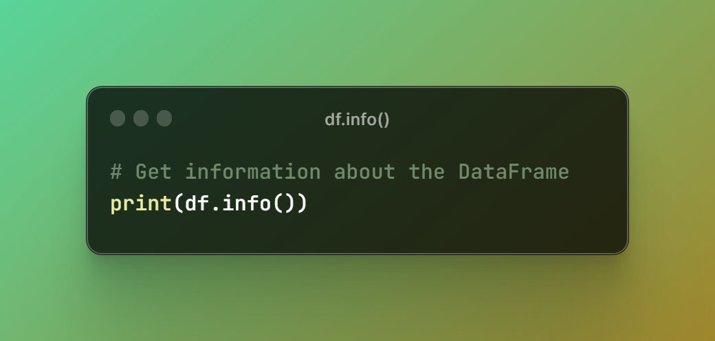 10 Pandas Python Functions I Used The Most As A Data Analyst Thread From Tom Mitchell
