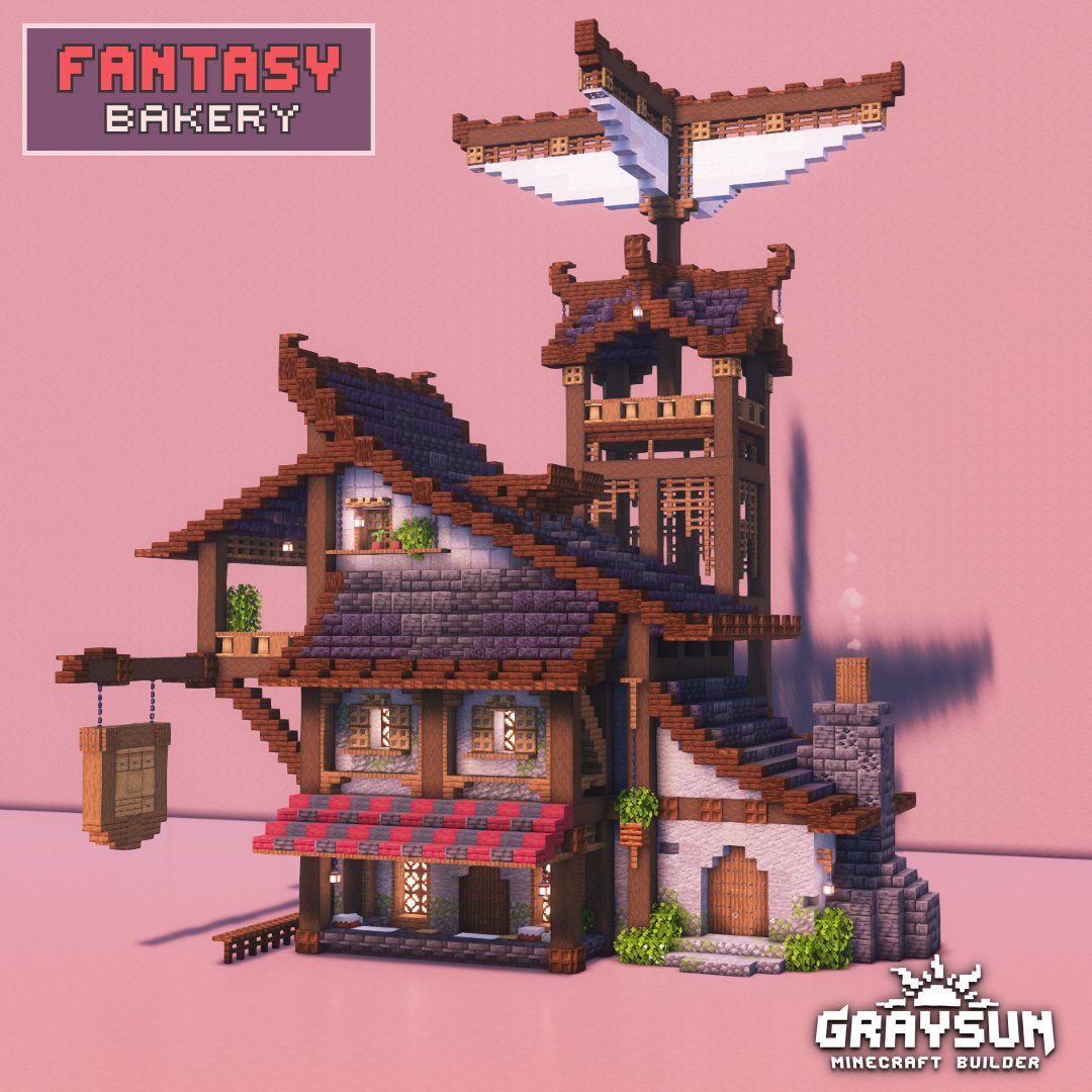 Minecraft Bakery Design