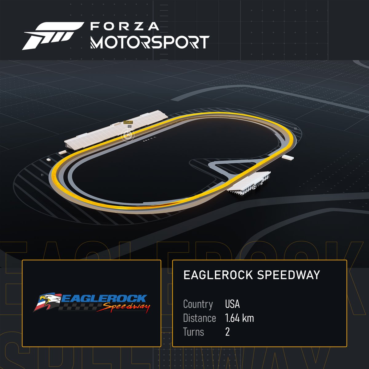 Eaglerock Speedway is the latest oval to grace the Forza Automotive ...