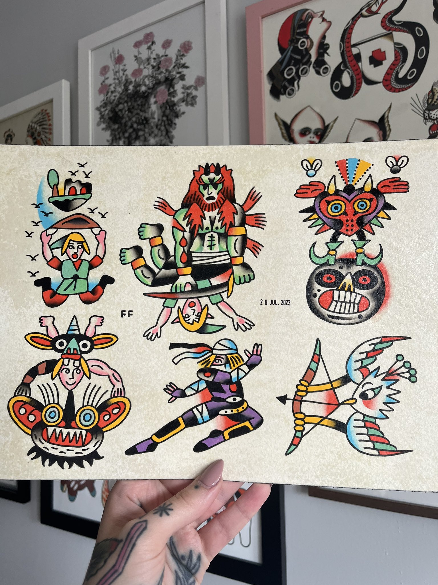 Custom Zelda Tattoos Custom Zelda Heart 🖤 #neotraditionaltattoo