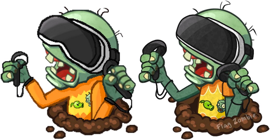 Pvz Zombie Flag