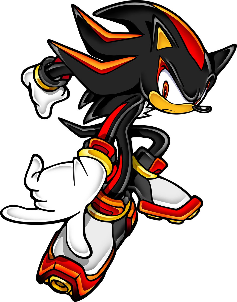 「The red stripes across Shadow the Hedgeh」|Semi Frequent Sonic Facts 🚅のイラスト