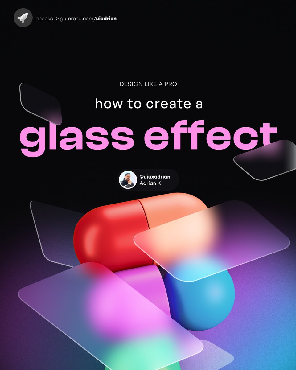 How to create a glass effect in Figma - Thread from UI Adrian ...