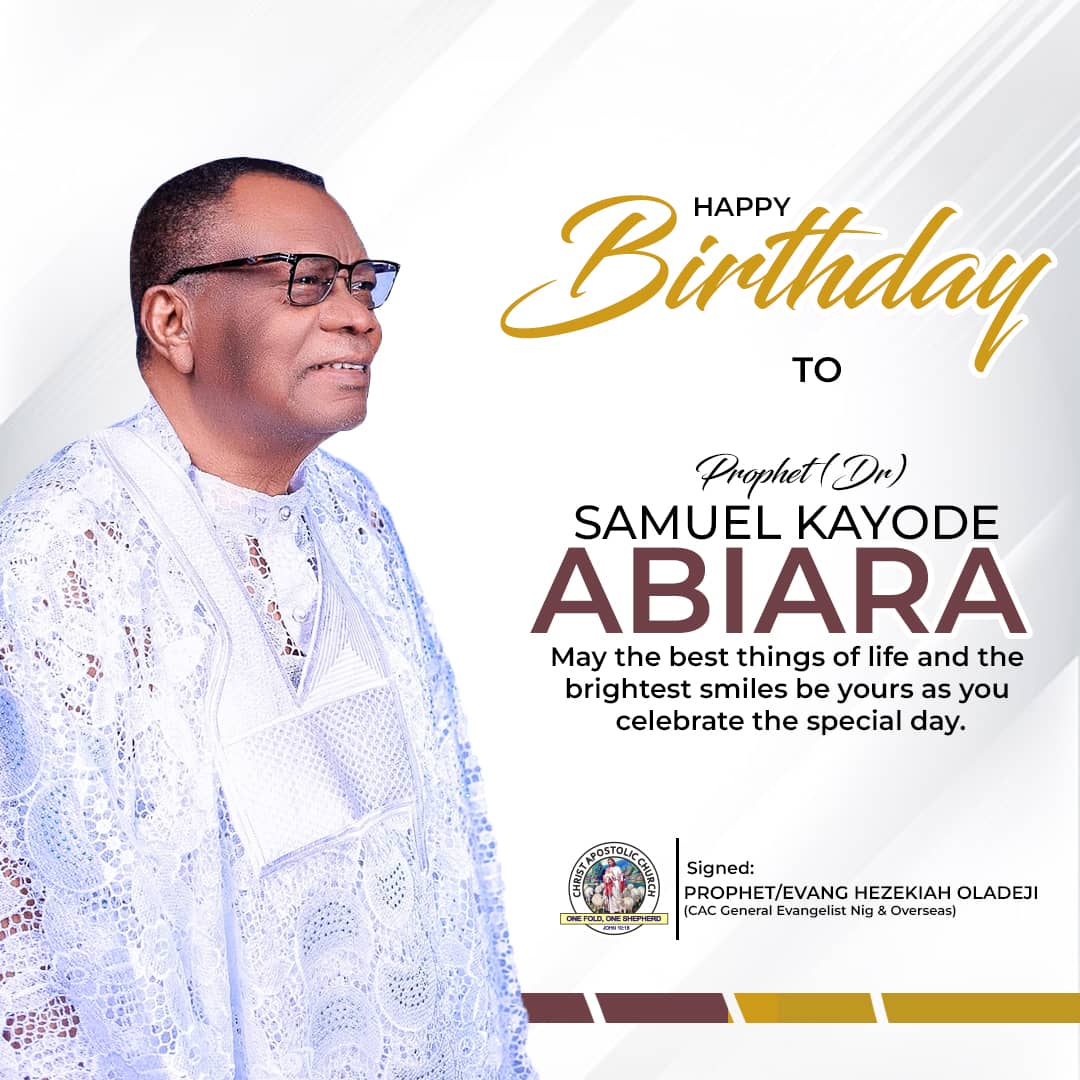 Baba S.K Abiara is 81. Happy birthday to a General of God. Baba has ...
