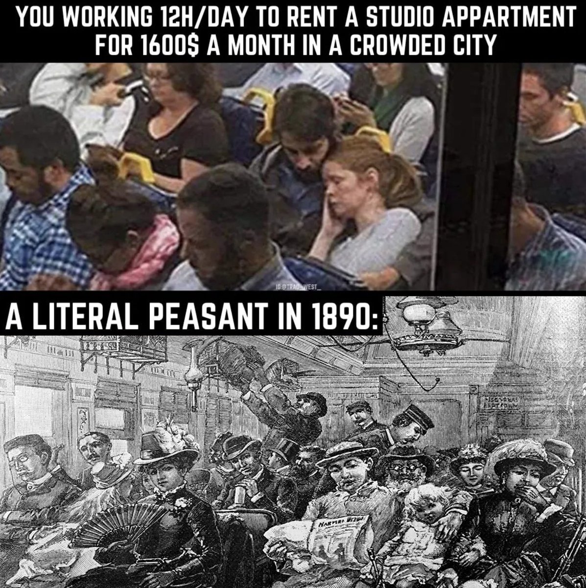 You know I like explaining that the past wasn't as bad as everyone ...