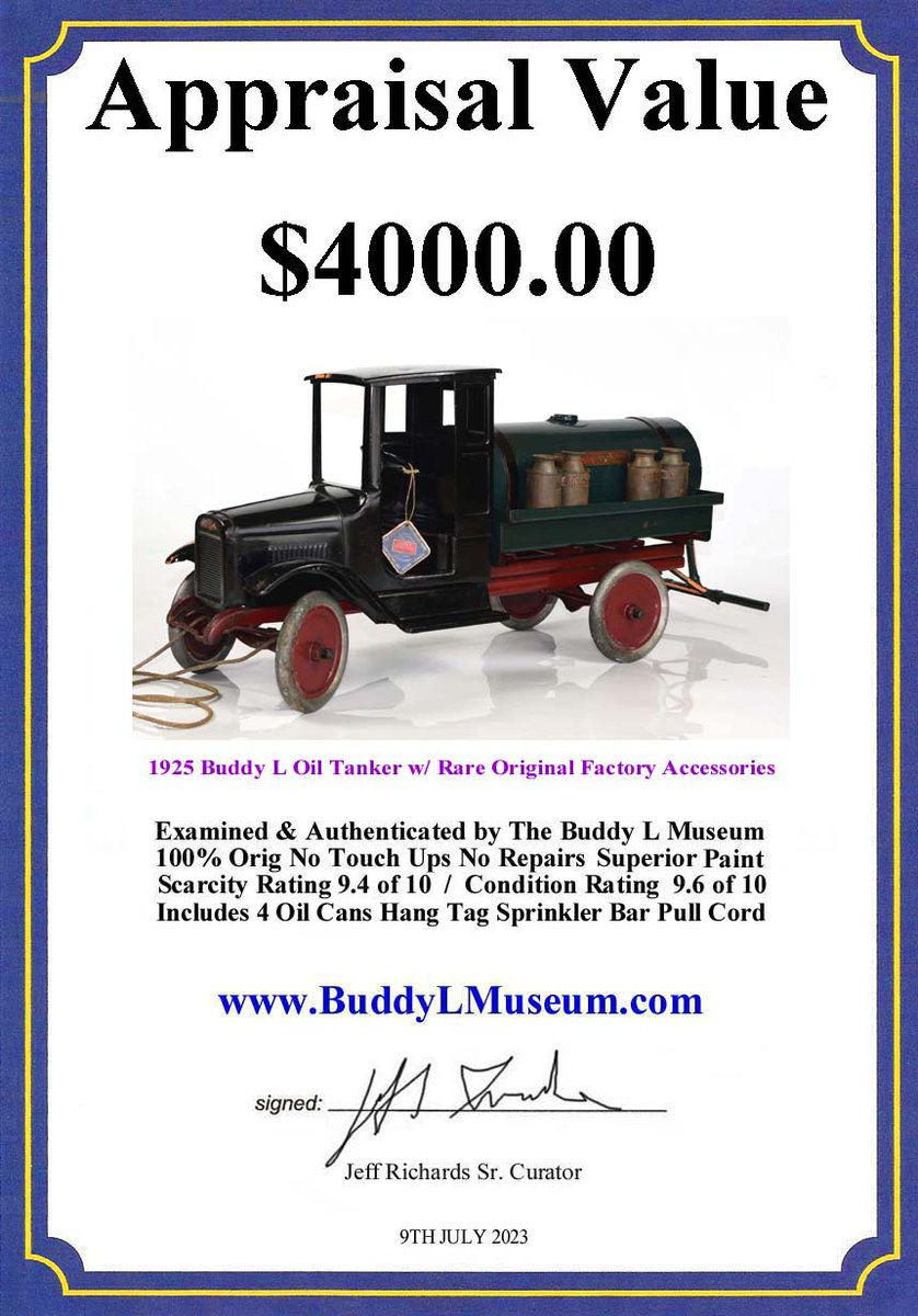 Buddy L Manufacturer