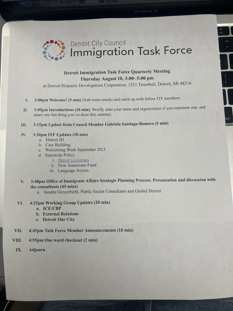 Immigration Task Force - IN-PERSON ONLY | Documenters.org