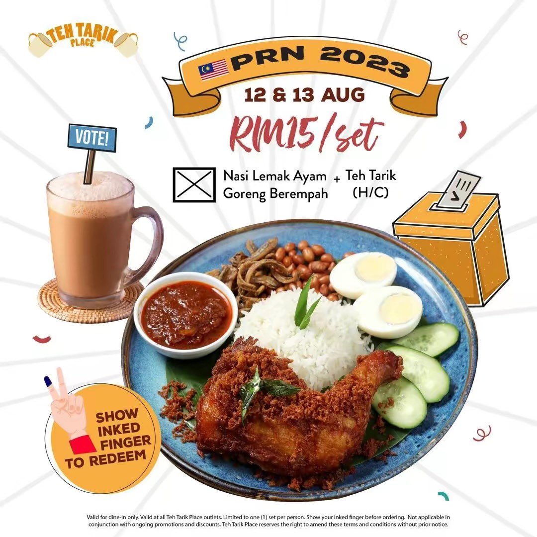 Jom share promosi sempena PRN 2023. Rugilah siapa tak claim lepas ...