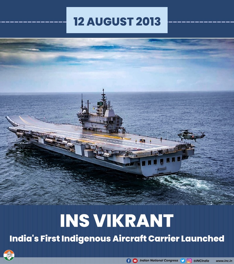 Indian Navy Aircraft Carrier Ins Vikrant