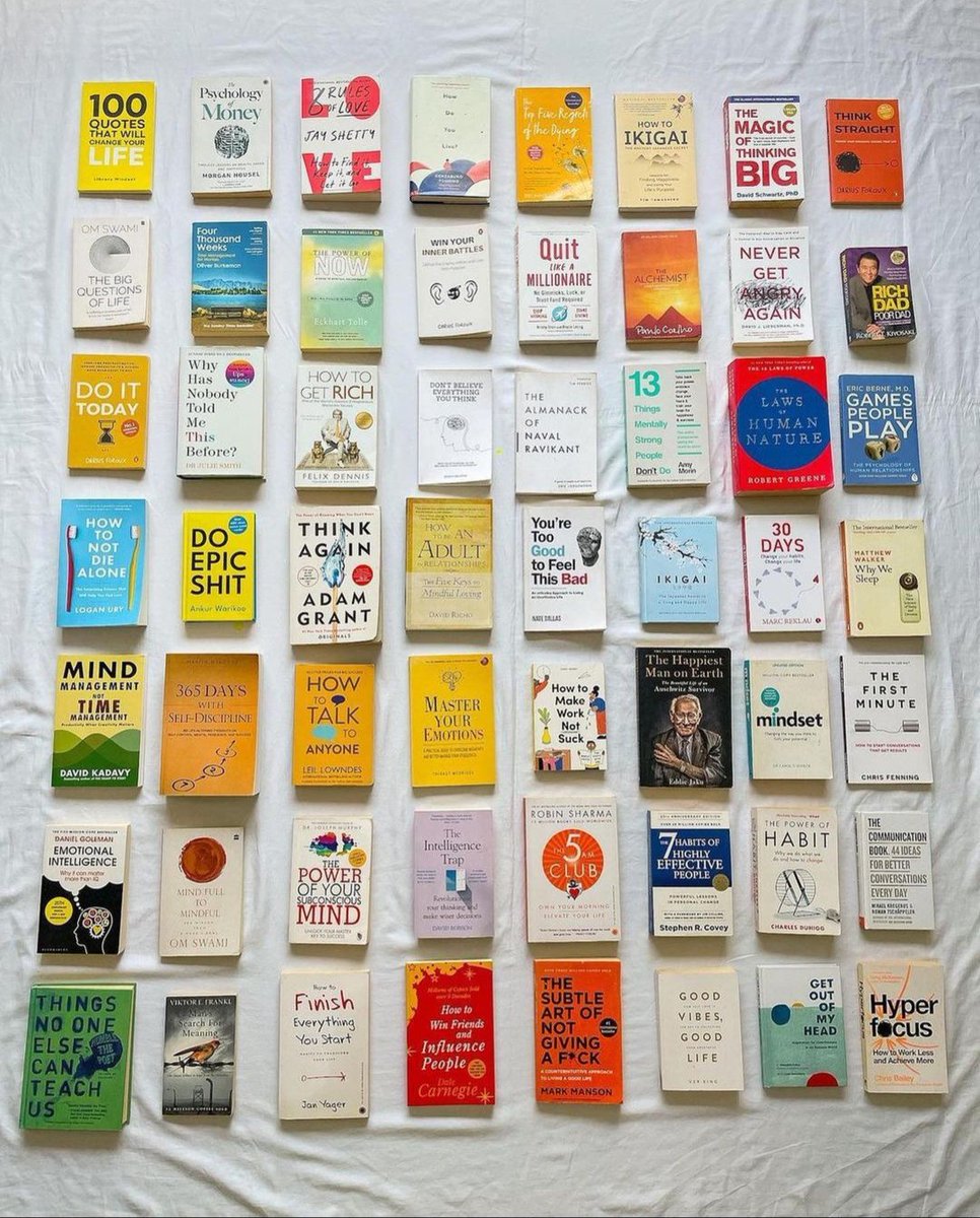 500 Books To Read. | Thread 🧵 - المسلسل من Limitless Life ...