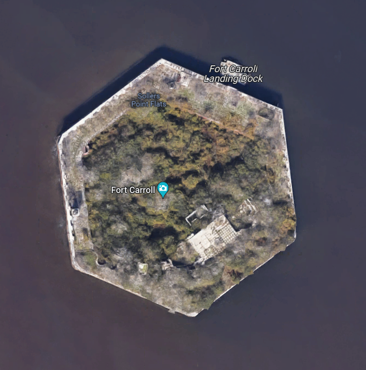 Fort Carroll Island Fort Carroll Abandoned