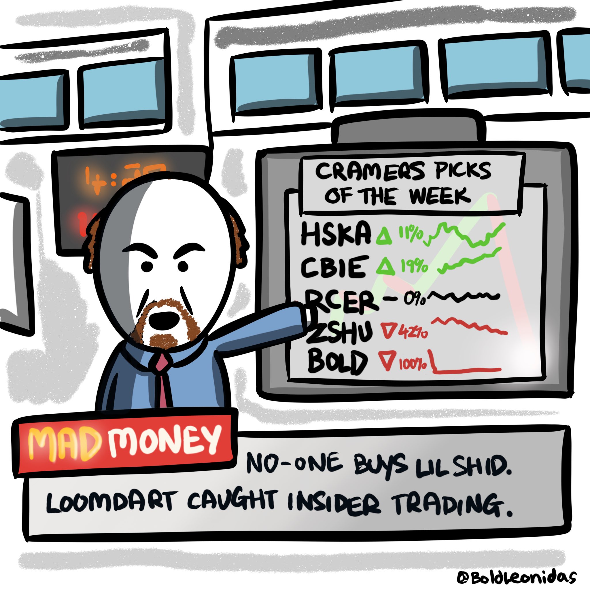 Insider Trading Comic