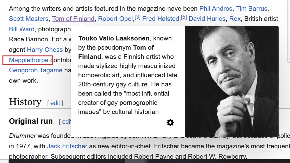 Drummer is an American magazine which focuses on "leathersex ...