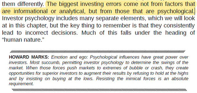 Everything I've learned from Howard Marks' letters and interviews ...