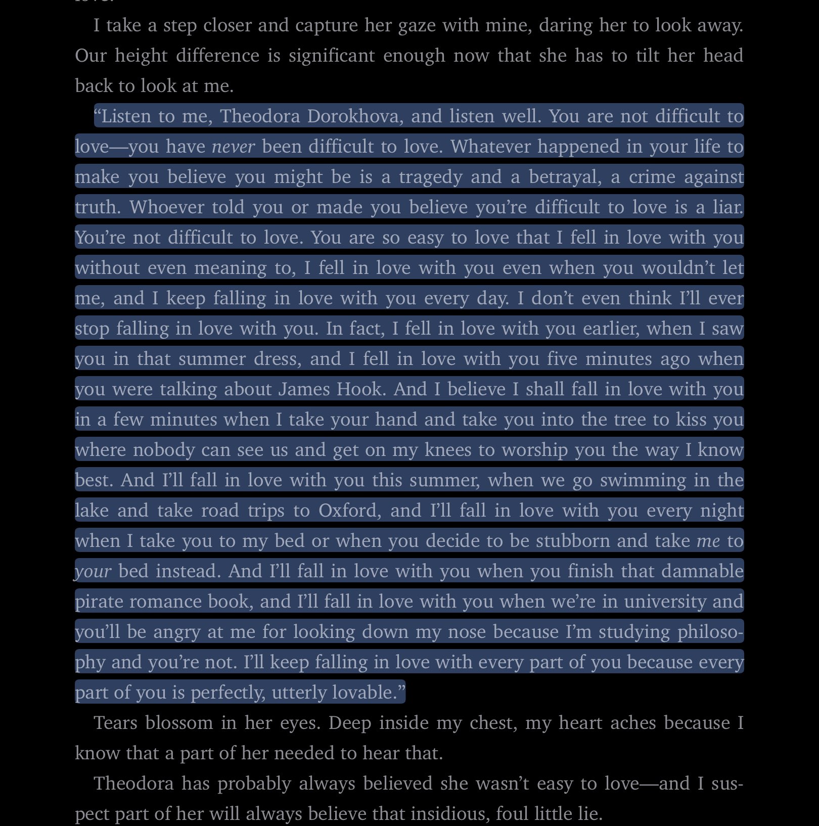 Love Confession Text Message