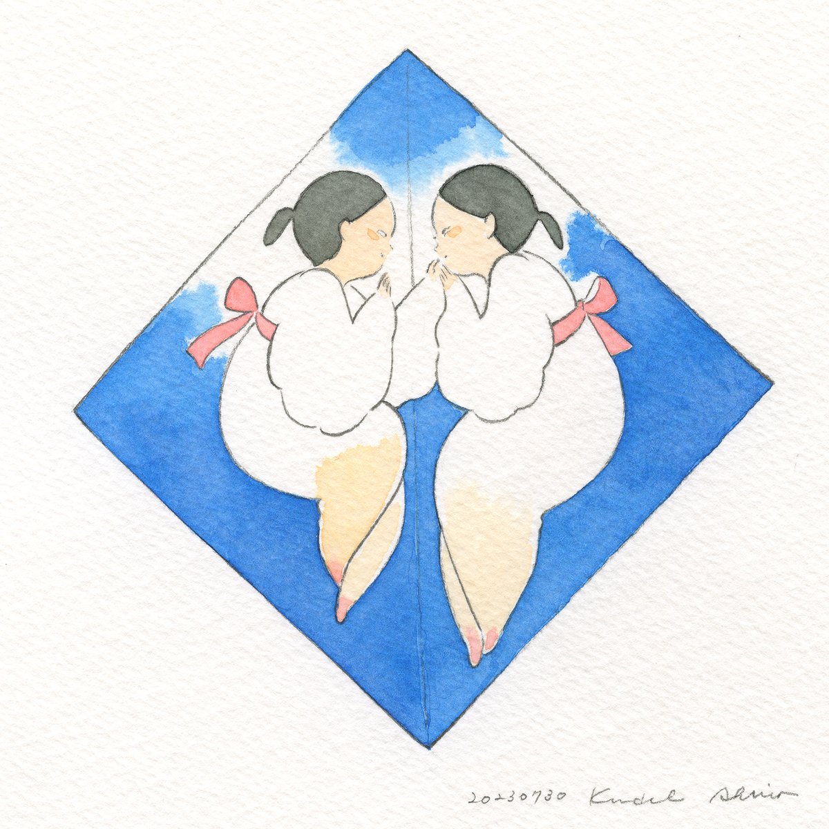 「個展終了致しました。ここ十年はマンガ家としての活動が多く、ギャラリーでの個展は十」|Kondoh Akinoのイラスト