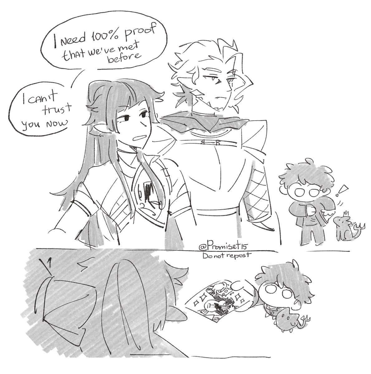 「One second later」Promisetの漫画