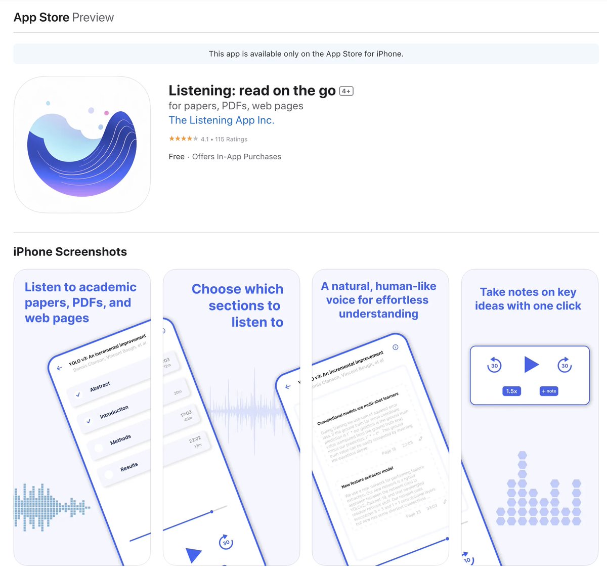 I just listened to a paper, while walking my dog. ListeningIO turns ...