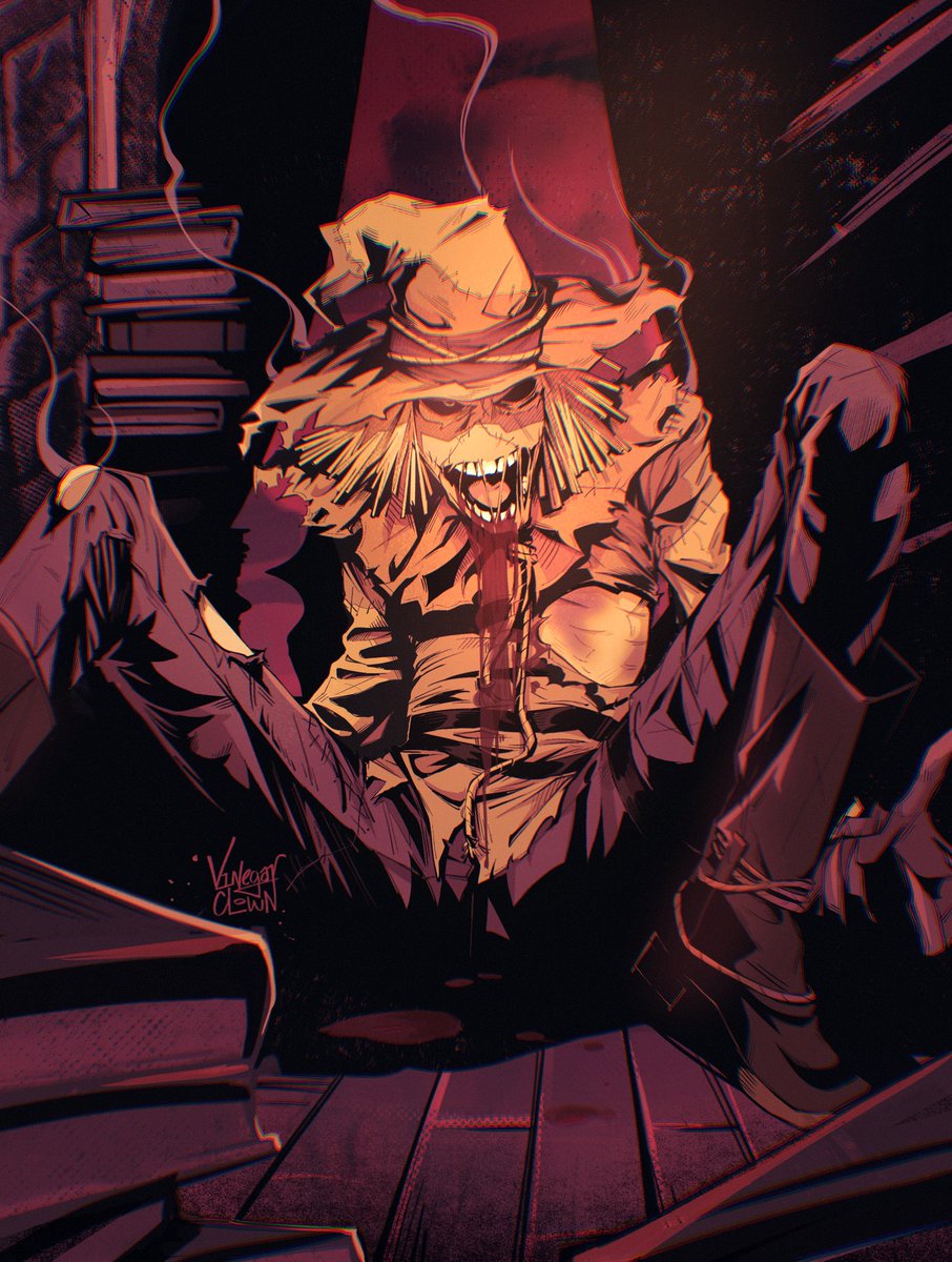 「casually redraws new 52 scarecrow panel 」|Vinのイラスト