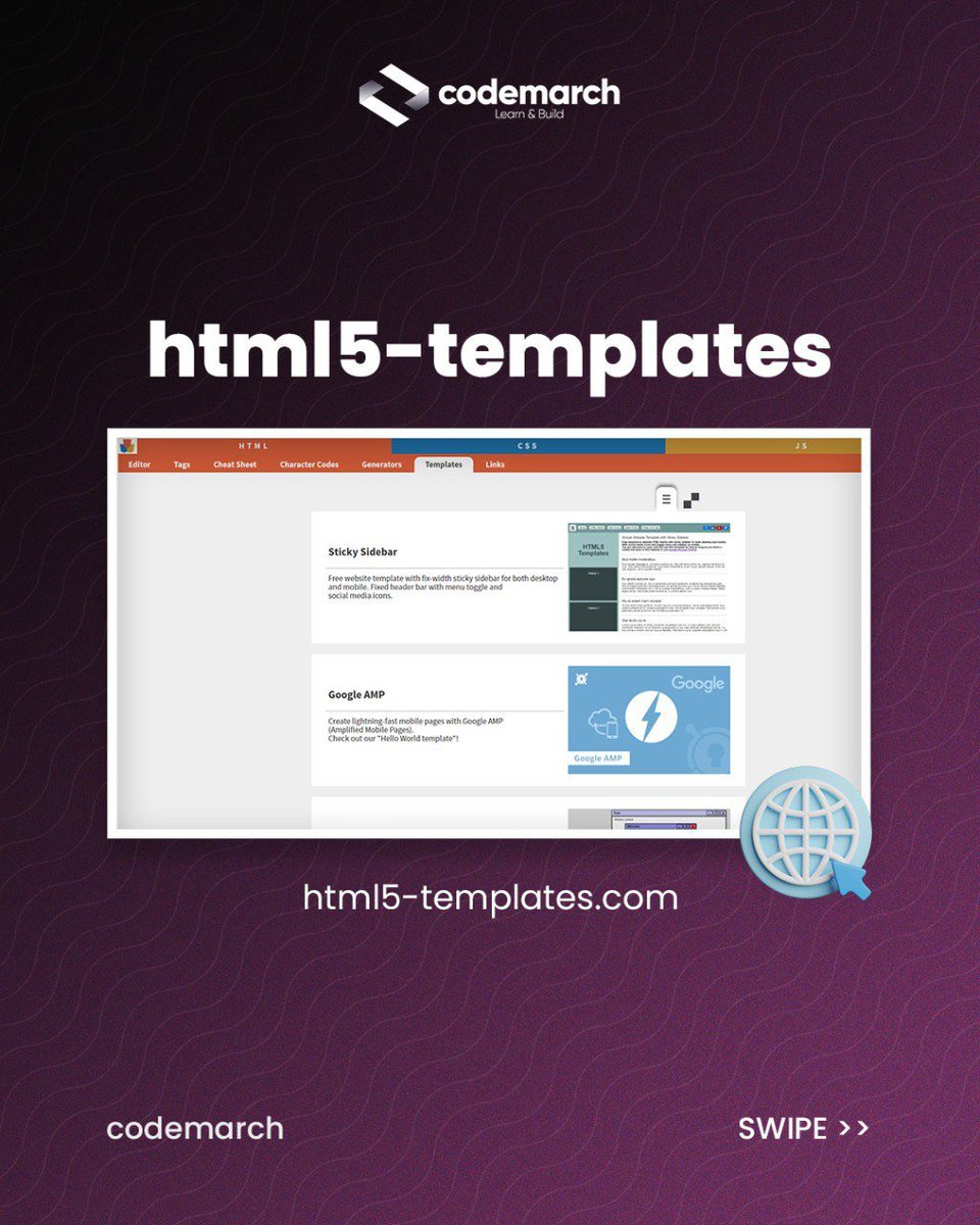 Free Htmlcss Templates Thread From Codemarch Codemarch Rattibha